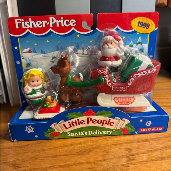 Fisher-Price | Toys | Vintage Fisherprice Little People Santas Delivery ...